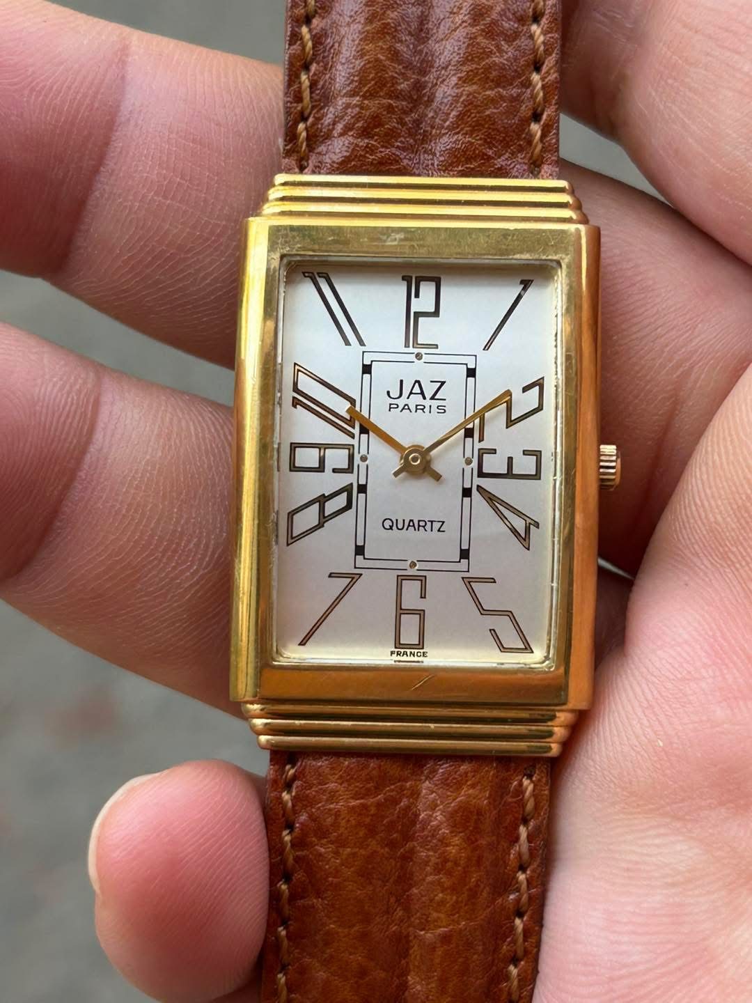 JAZ Paris Quartz watch, case no.02CM53, made in France. – Long's Fine ...