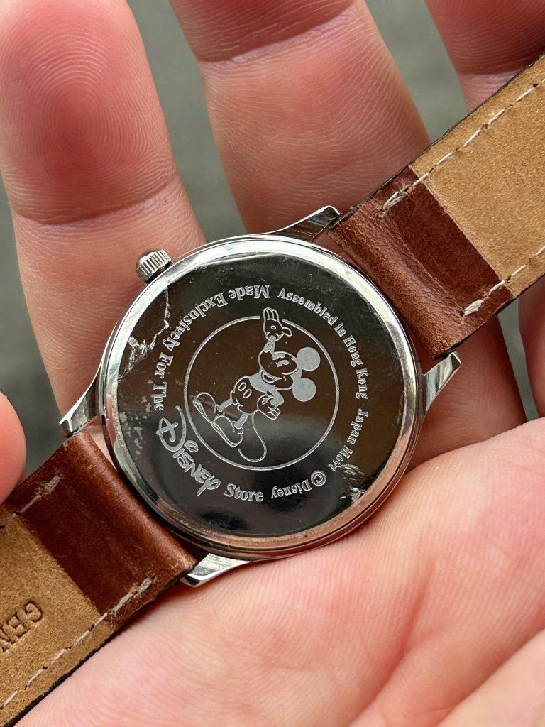 Mickey Disney Store Quartz Watch, Japan movement. – Long's Fine Watches