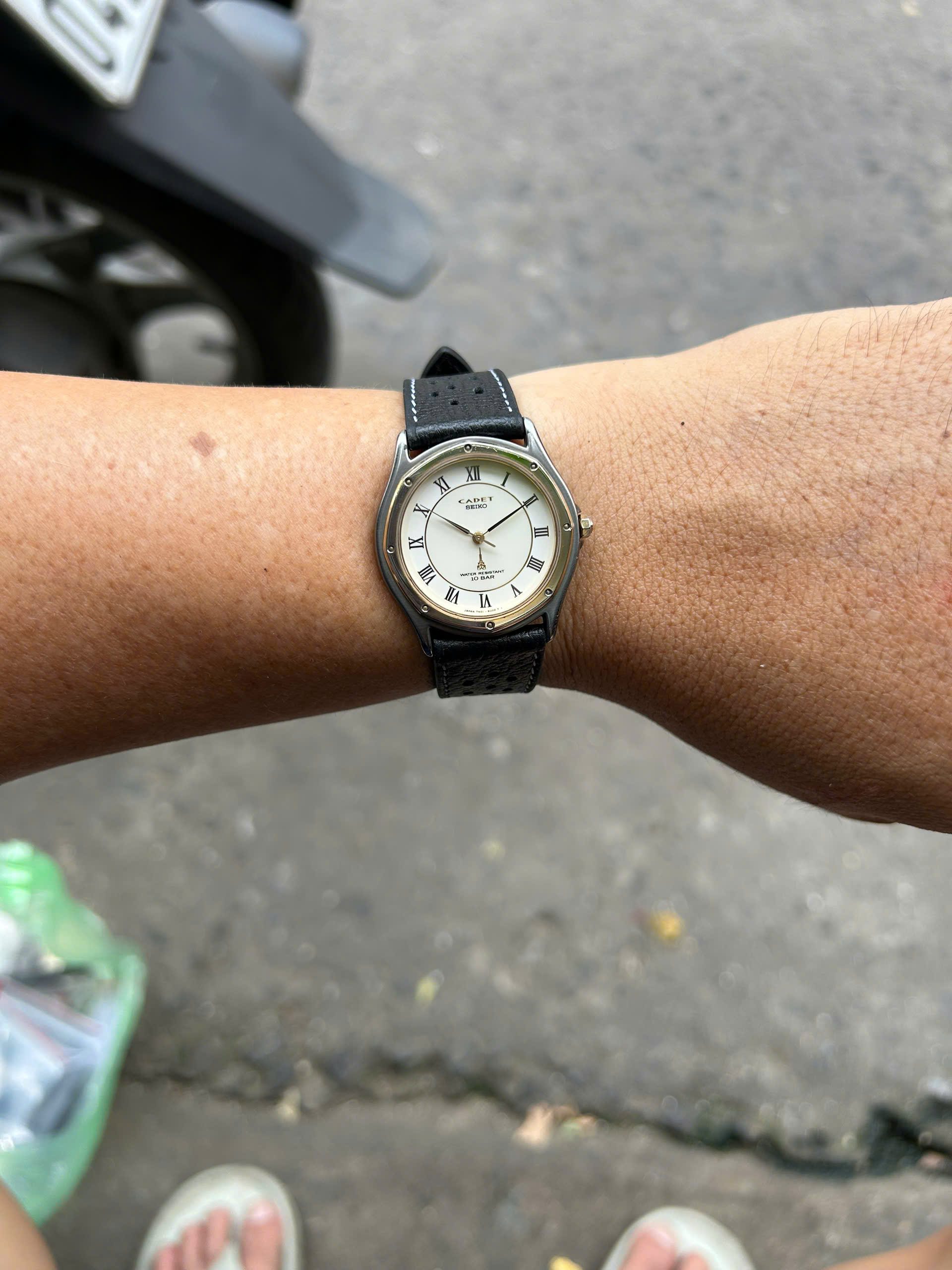 Vintage Seiko Cadet Quartz Watch 7N01-6000 St.Steel back / case no ...