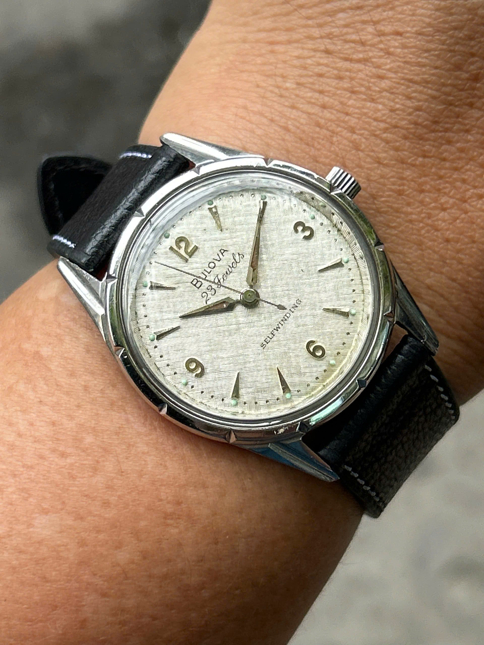 BULOVA Self Winding AUTOMATIC WATCH, case no.090242, Swiss made. – Long ...