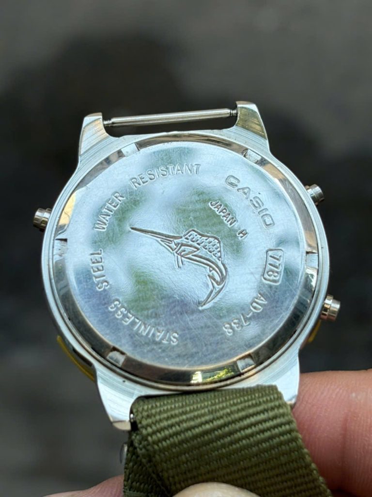 Vintage Casio digital quartz watch Module 778 AD-738 , made in Japan ...