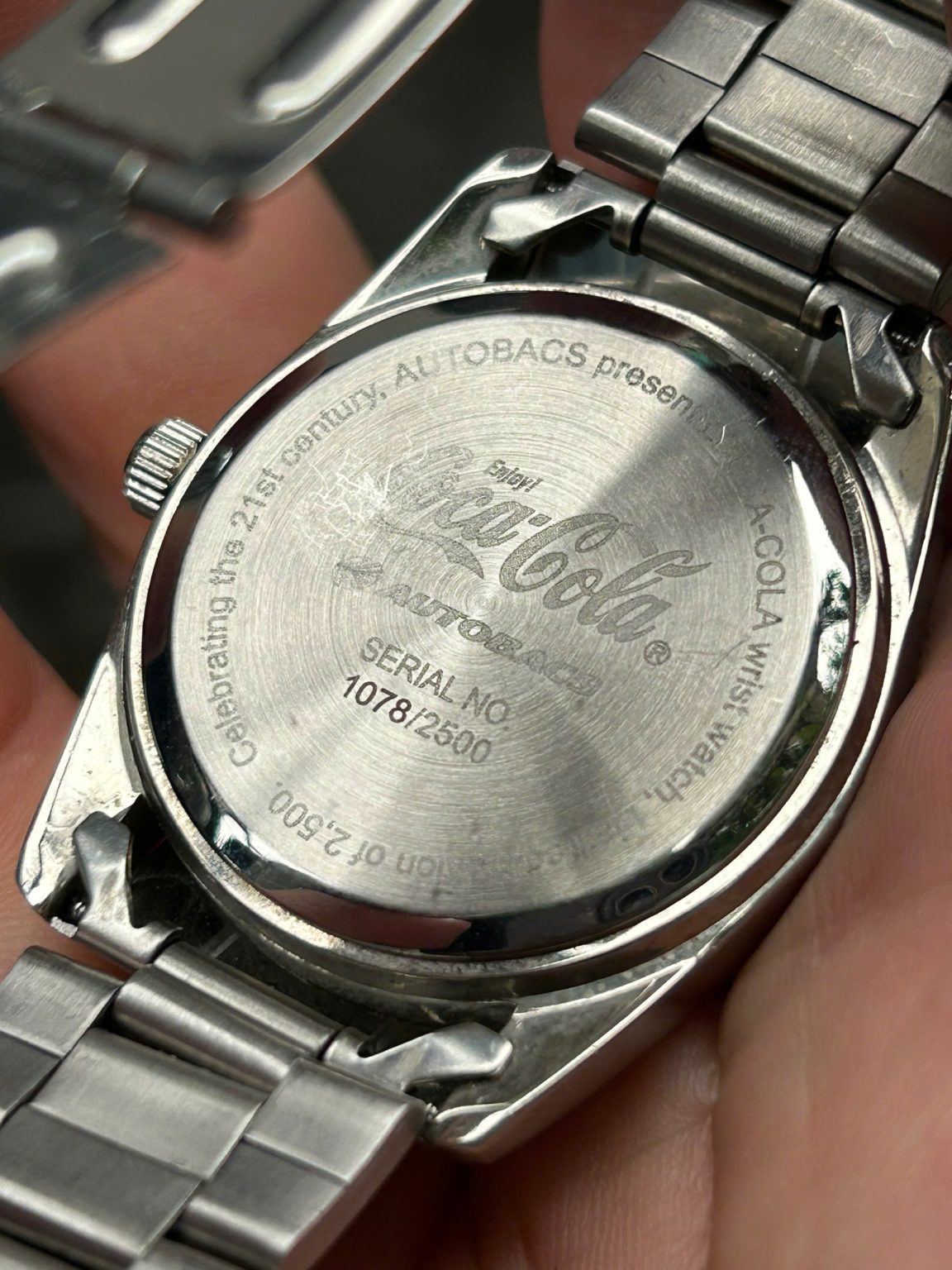 Seiko Coca Cola Autobacs 21st Century Limited Edition/ case no.1078/ ...