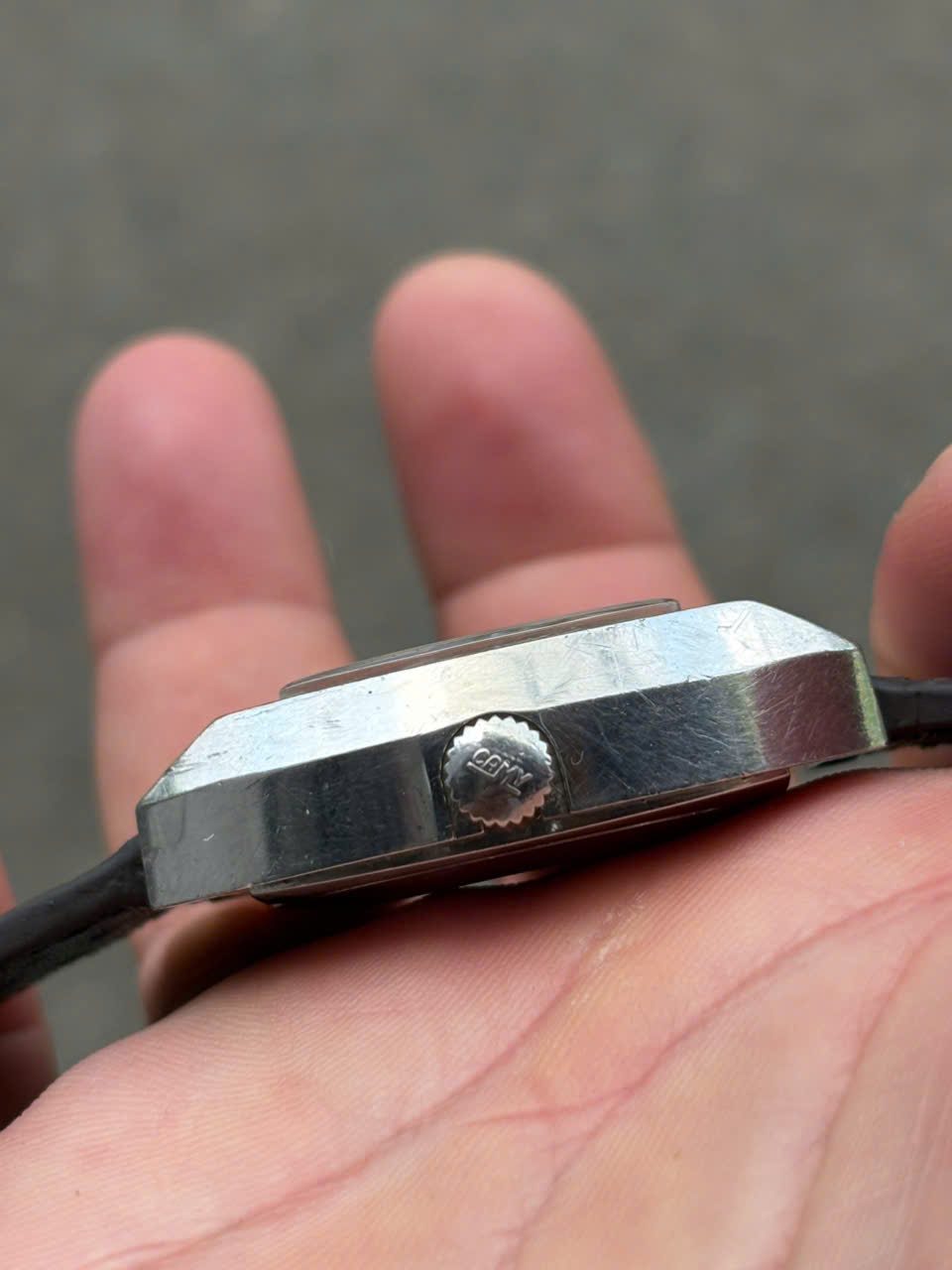 Camy Geneva Time Square 22 automatic watch 7602, Swiss made . – Long's ...