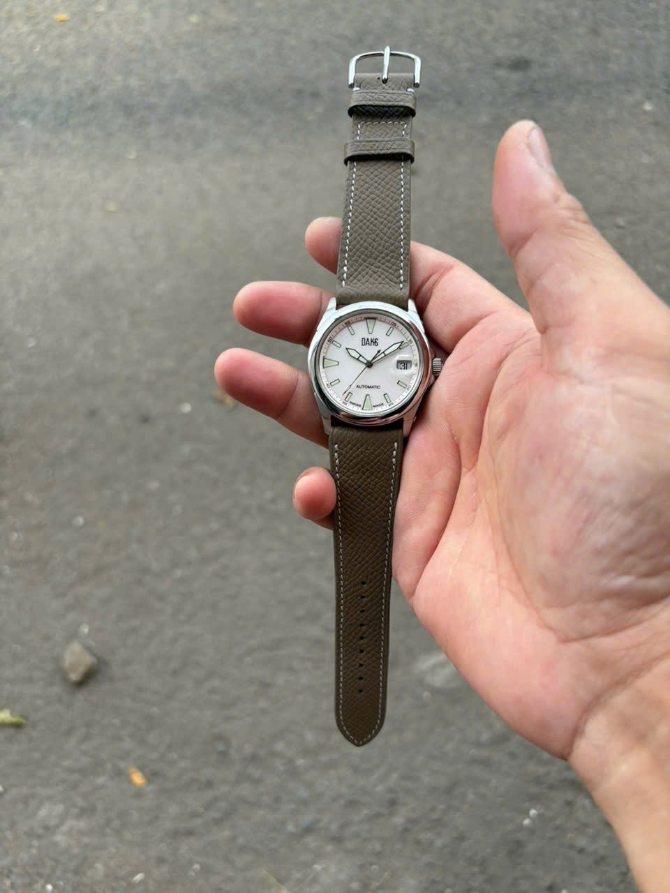 Daks Automatic Watch all stainless steel ,Swiss made. – Long's Fine Watches