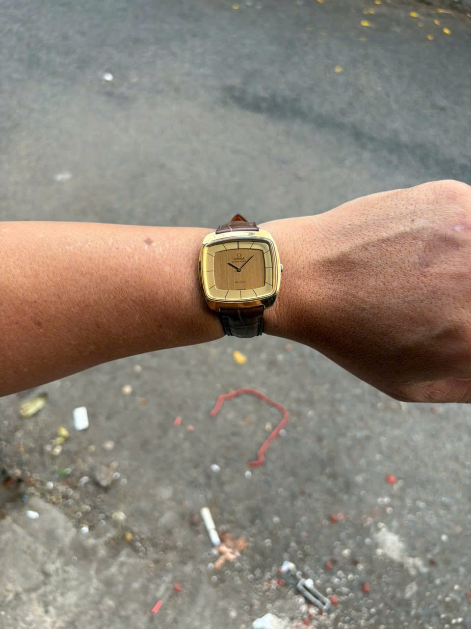 Authentic Omega Deville Steel Auto Men’s Watch Silver Dial Cal.711 ref ...