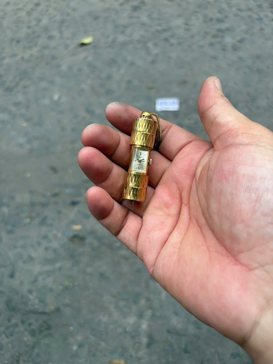 UNIQUE Women’s Vintage 60’s Pendant-Watch Freco 17Jewels Manual Wind ...