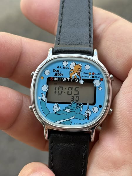 SEIKO ALBA Tom&Jerry digital watch Y744-5000, case no.059506, made in Japan. – Long's Fine Watches