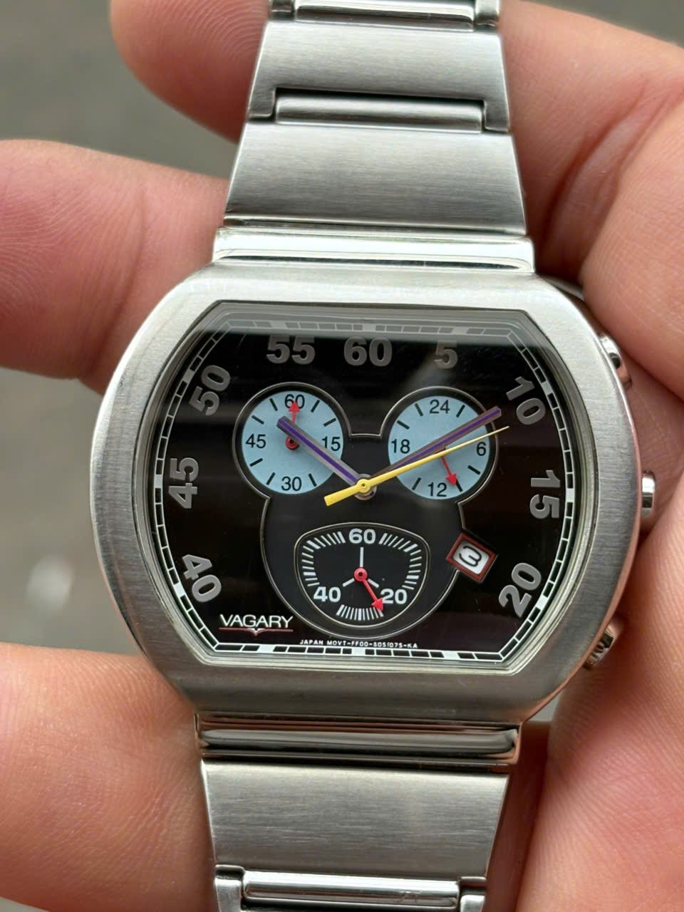 Vagary chronograph quartz watch FF00-S03000 HSB/ case no.501010 , made ...