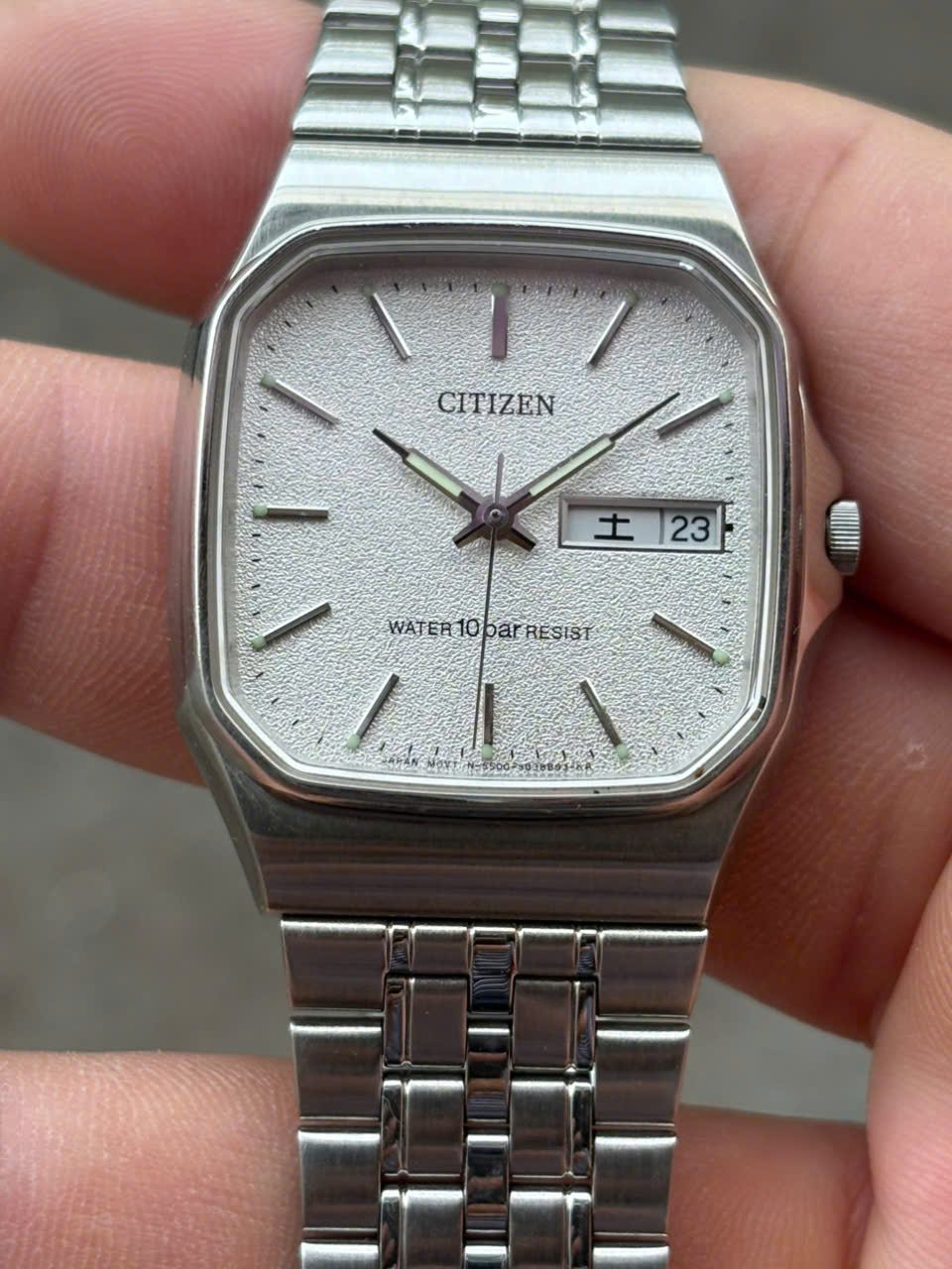 Citizen CQ Quartz watch 5500-S023211 HSB/ case no.4N0282 , made in ...