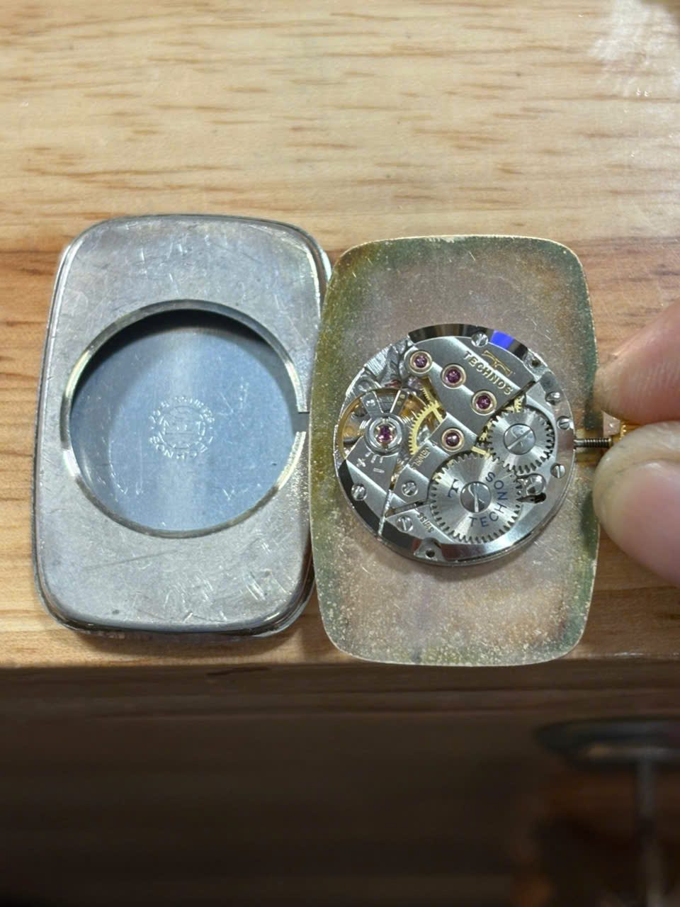 Technos Montre Chaine Vintage manual winding watch A7F/ case no.0038 ...