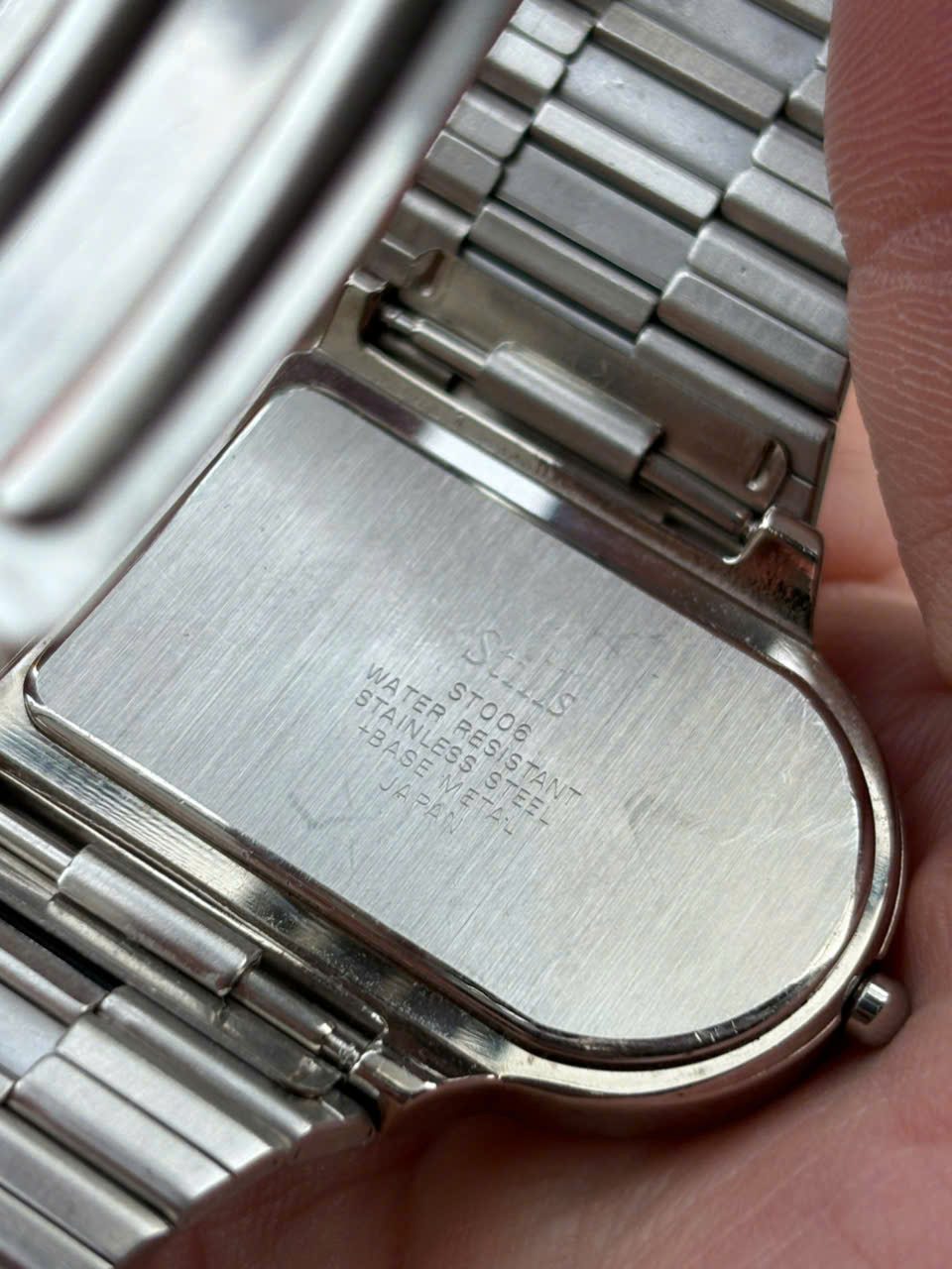 Stills Dual time quartz watch stainless steel base metal ST006, made in ...