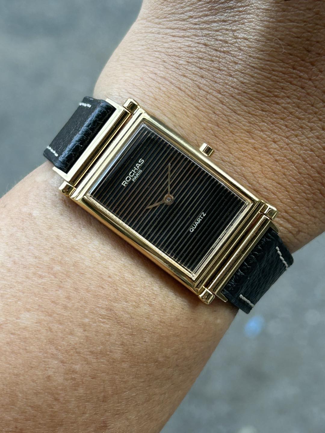 Rochas Paris Quartz Vintage watch stainless Steel back 172 , case no ...