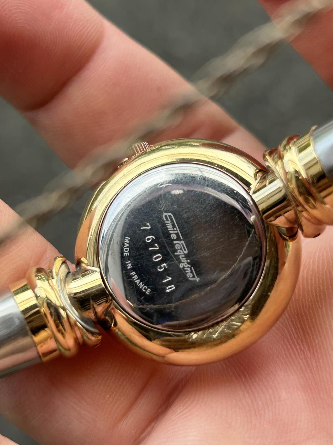 Emile Pequignet lady quartz watch Stainless Steel , case no.7670514 ...