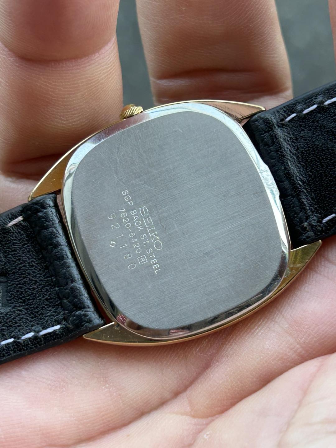 Seiko Quartz watch 7820-5420 SGP Back ST.Steel / case no.921180 , made ...