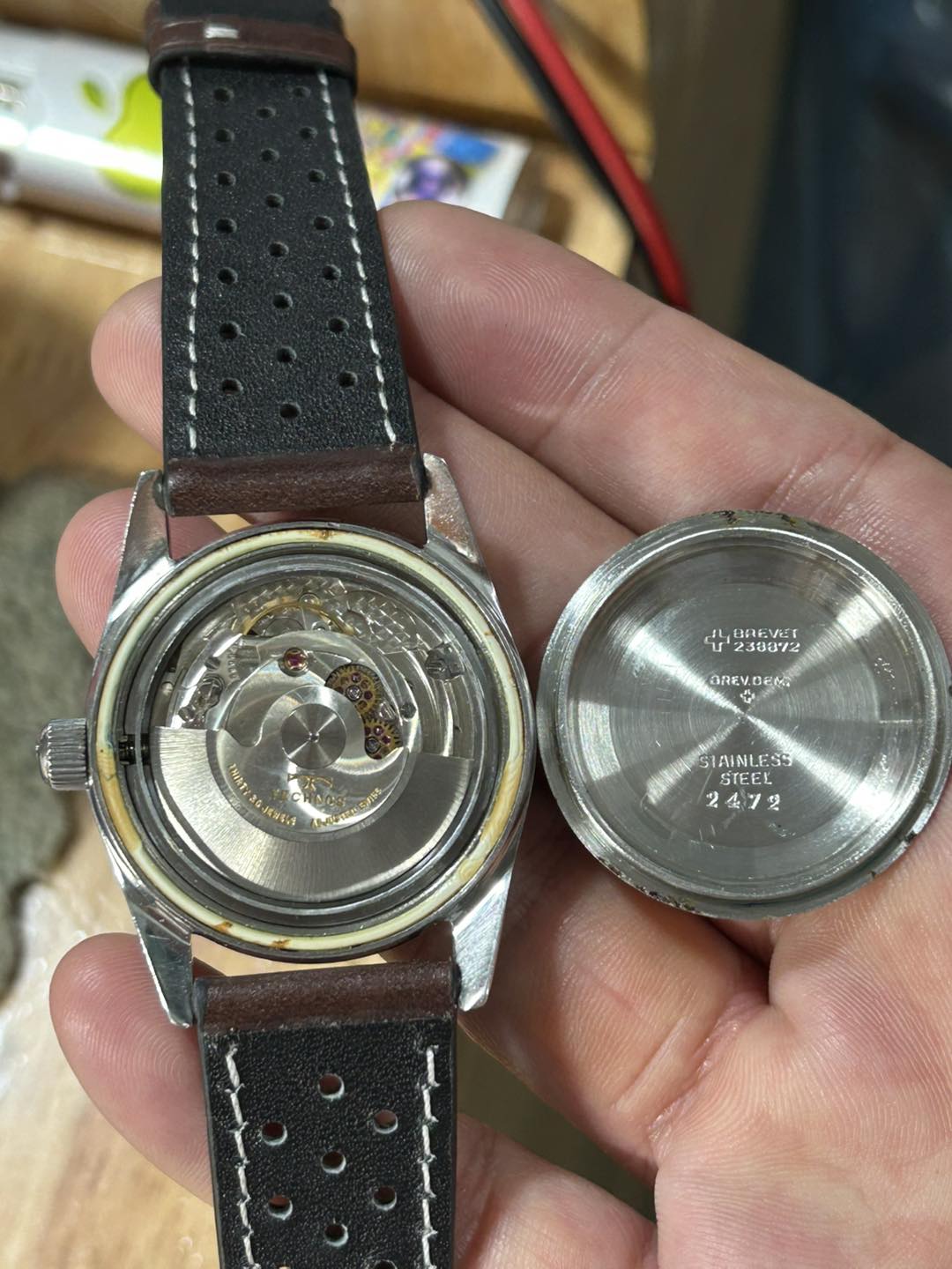 Technos automatic Star Chief 30 jewels 100M Ref.2472 , Swiss made ...