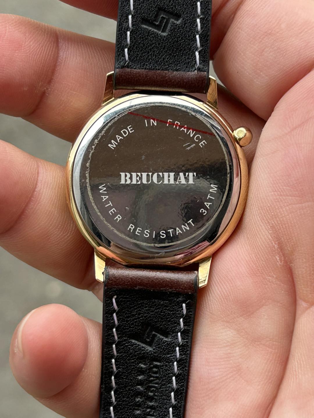 Beuchat quartz watch, made in France. – Long's Fine Watches
