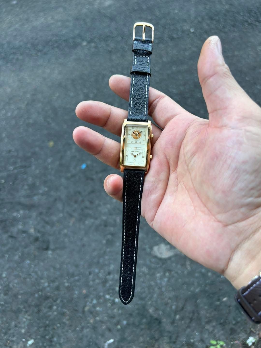 Men’s vintage Seiko NHK Trophy Dualtime Wristwatch V400-5960 / case no.500282 , made in Japan ...