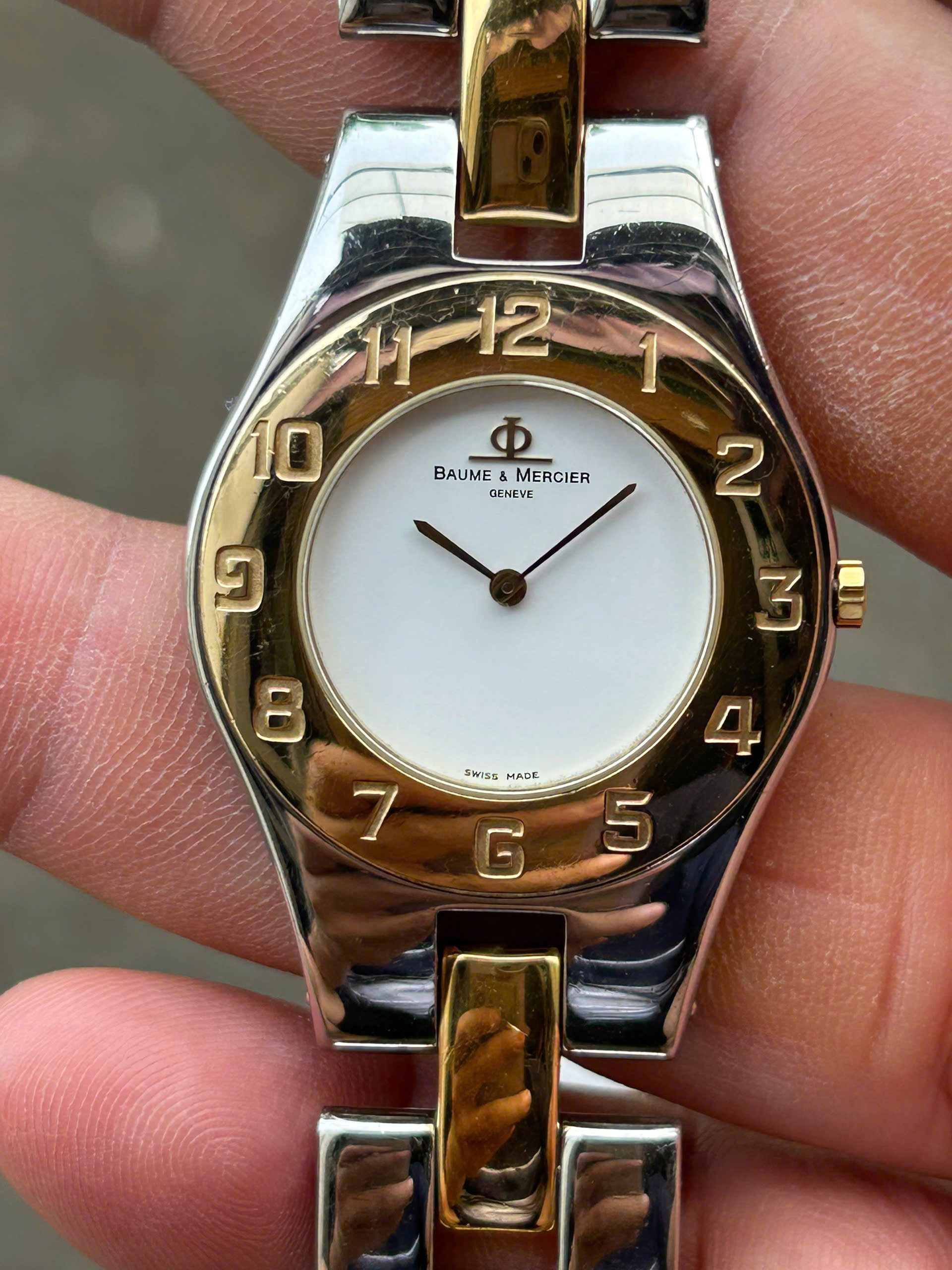 Baume Mercier Geneve Quartz Watch 5161/ Case no.2048597, Swiss made ...