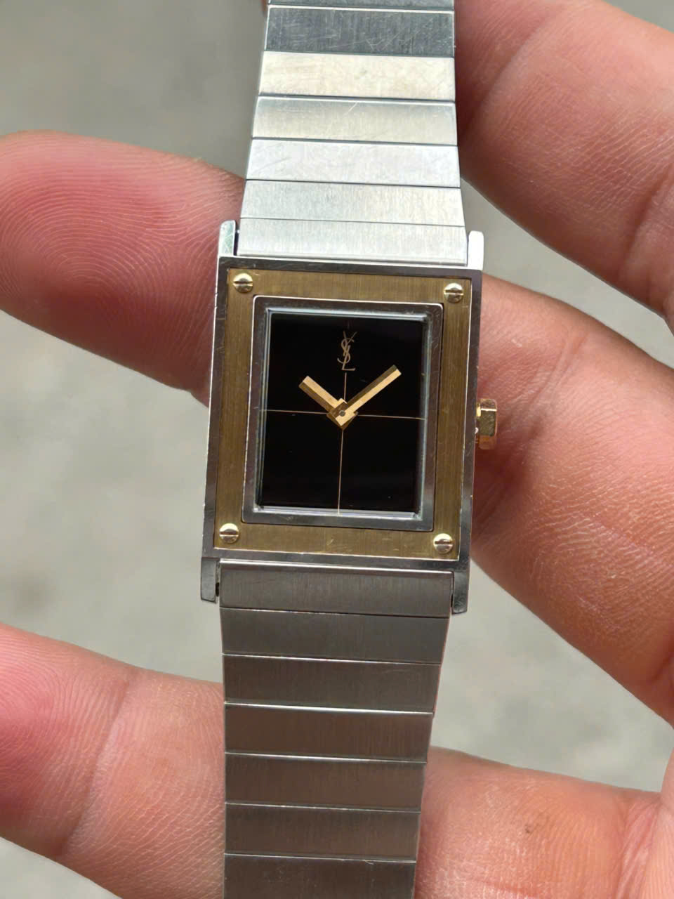 YSL Citizen tank quartz watch 4-106377 Y, made in Japan. – Long's Fine ...