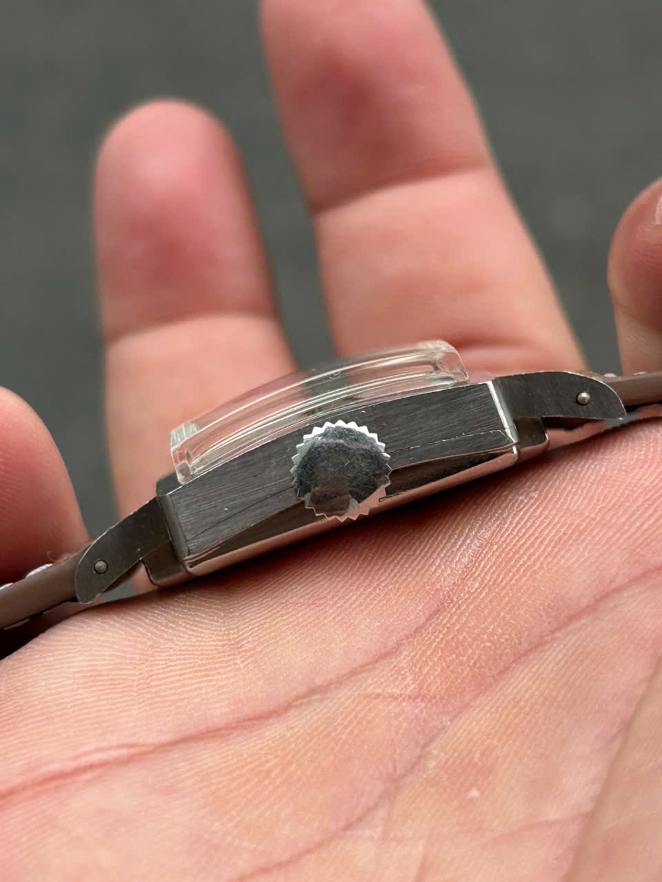 Vintage LIP chronometre tank manual winding 17 Jewels watch, case no ...