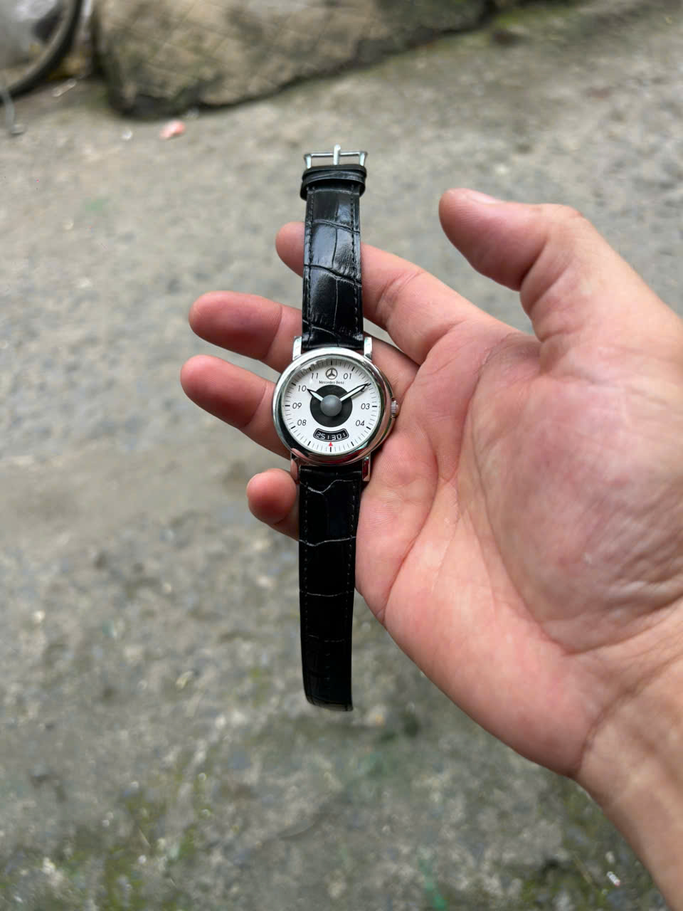 Mercedes Benz Quartz Watch all stainless Steel , made in Japan. – Long ...