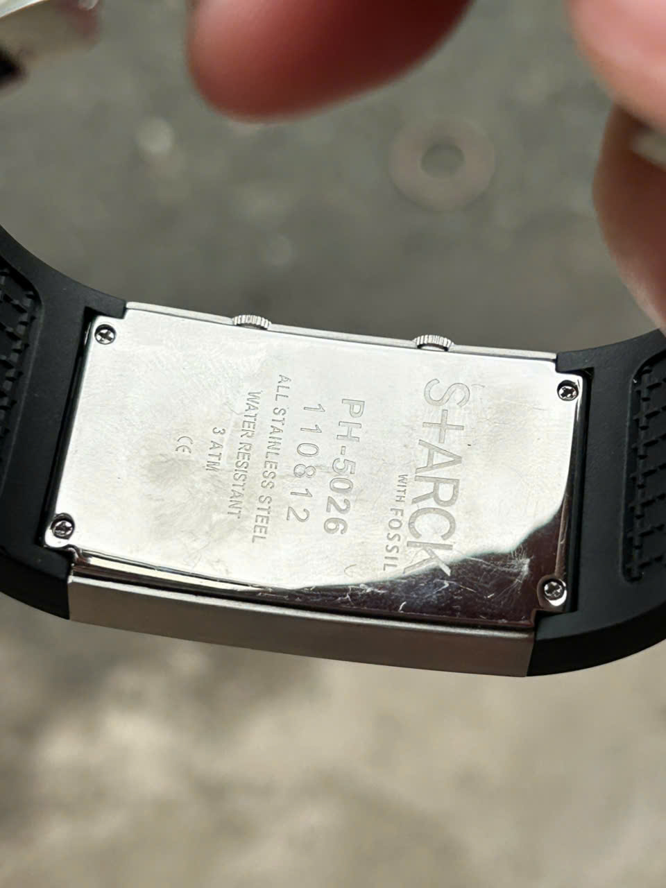 PHILIPPE STARCK WITH FOSSIL dual time PH-5026 , case no.110812. – Long ...