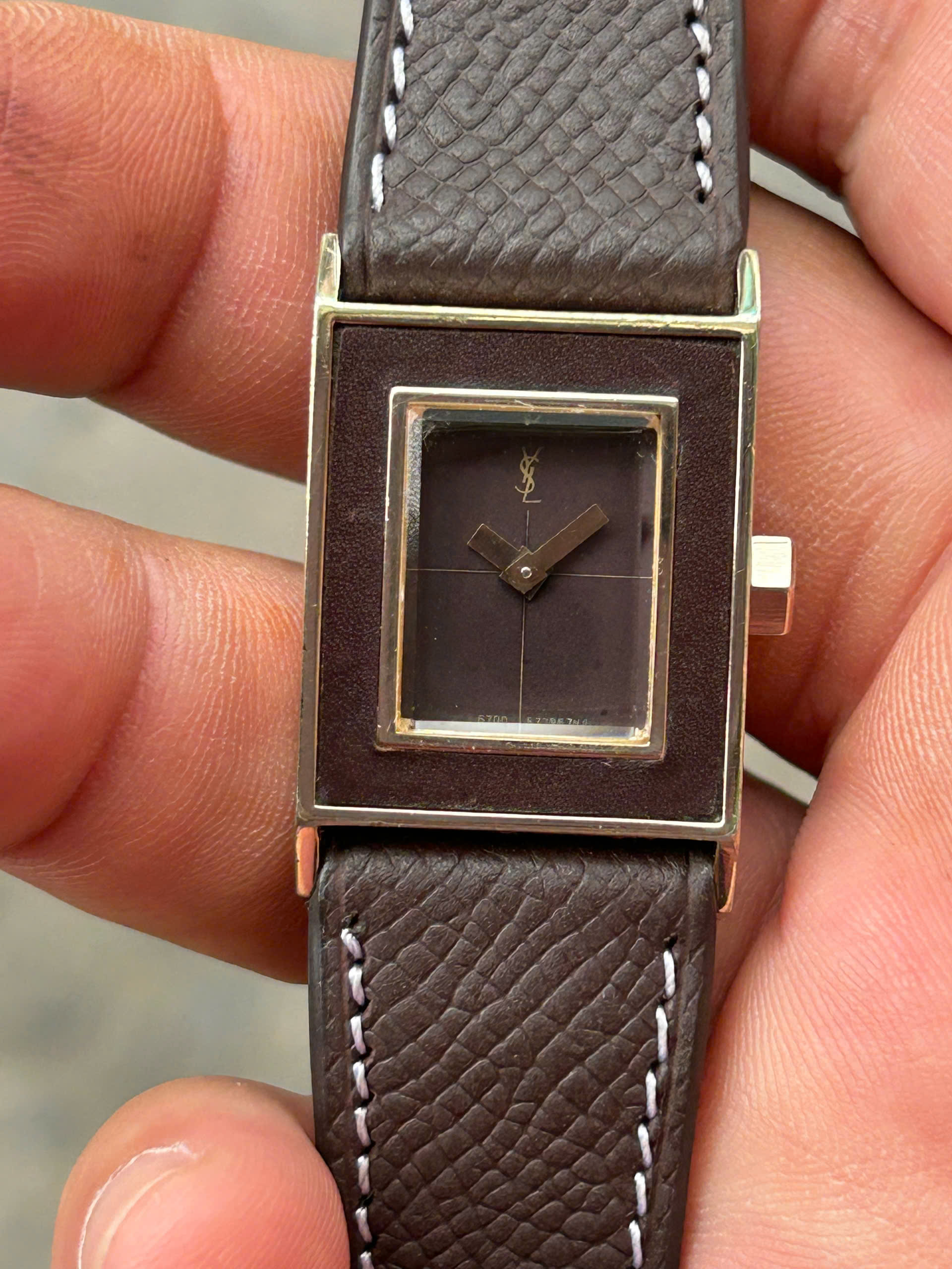 YSL Citizen tank manual winding watch 4-676149 Y0, made in Japan ...