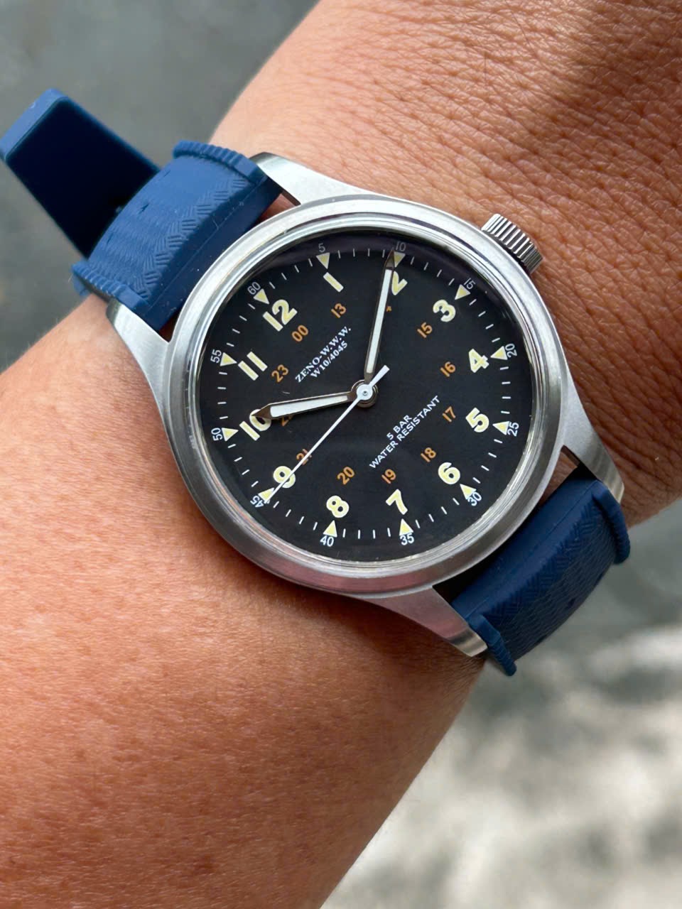 Zeno.W.W.W Quartz military watch W10/4045, made in Japan. – Long's Fine ...