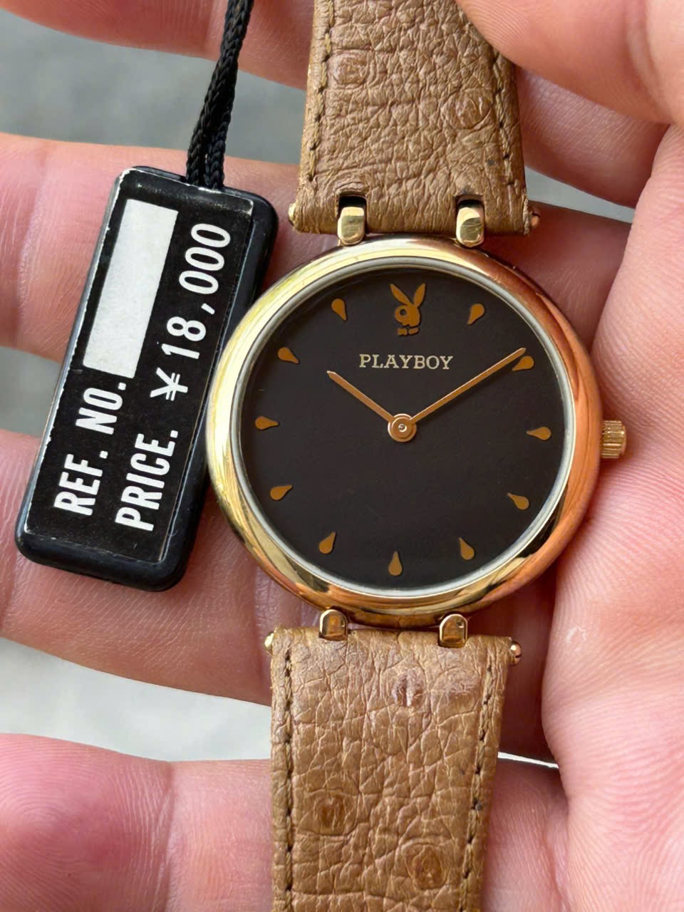 Playboy Quartz watch stainless steel back PB 1A24M. – Long's Fine Watches