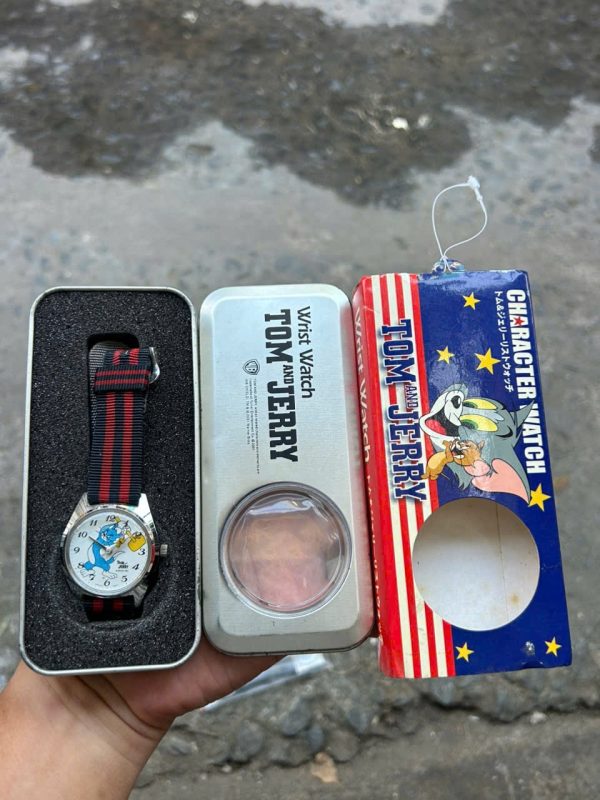 Vintage Seiko Tomony 5000-7000 MGM Tom and Jerry manual winding watch ...