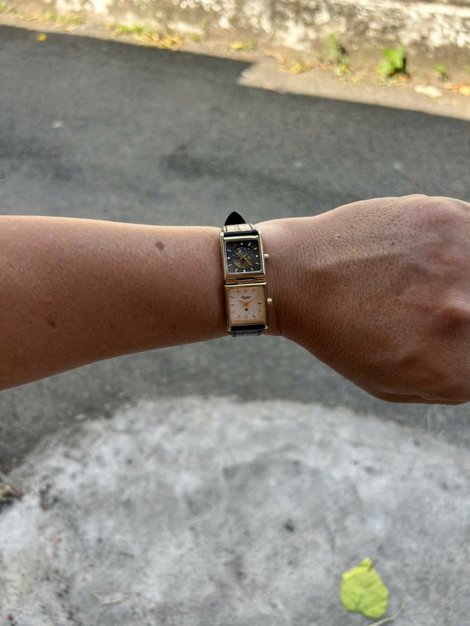 Lusina Dual time moon phase quartz watch , made in Japan. – Long's Fine ...
