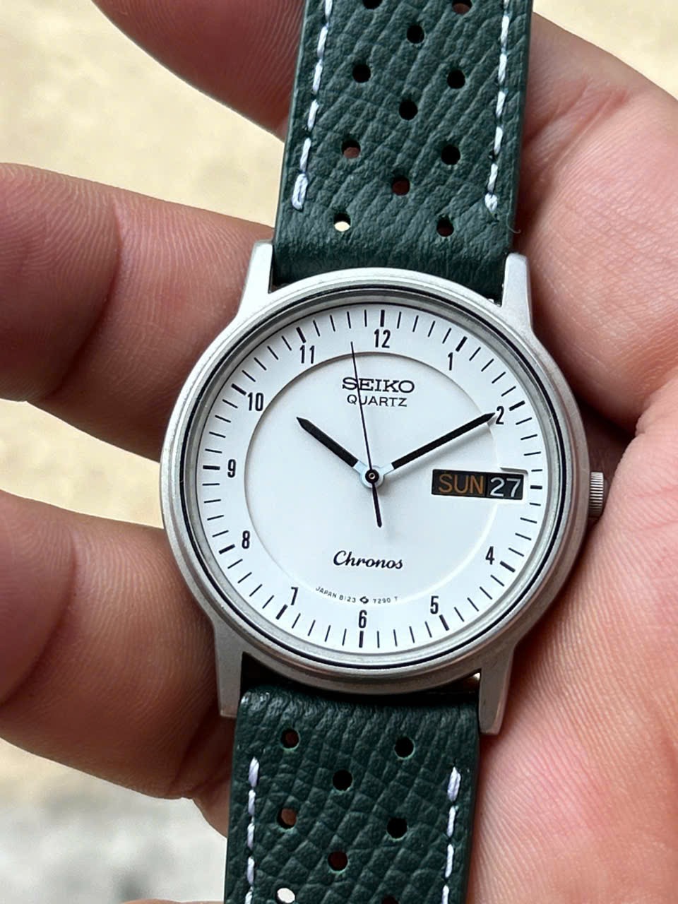 Seiko Chronos Quartz watch 8123-7220, case no.494103, made in Japan ...