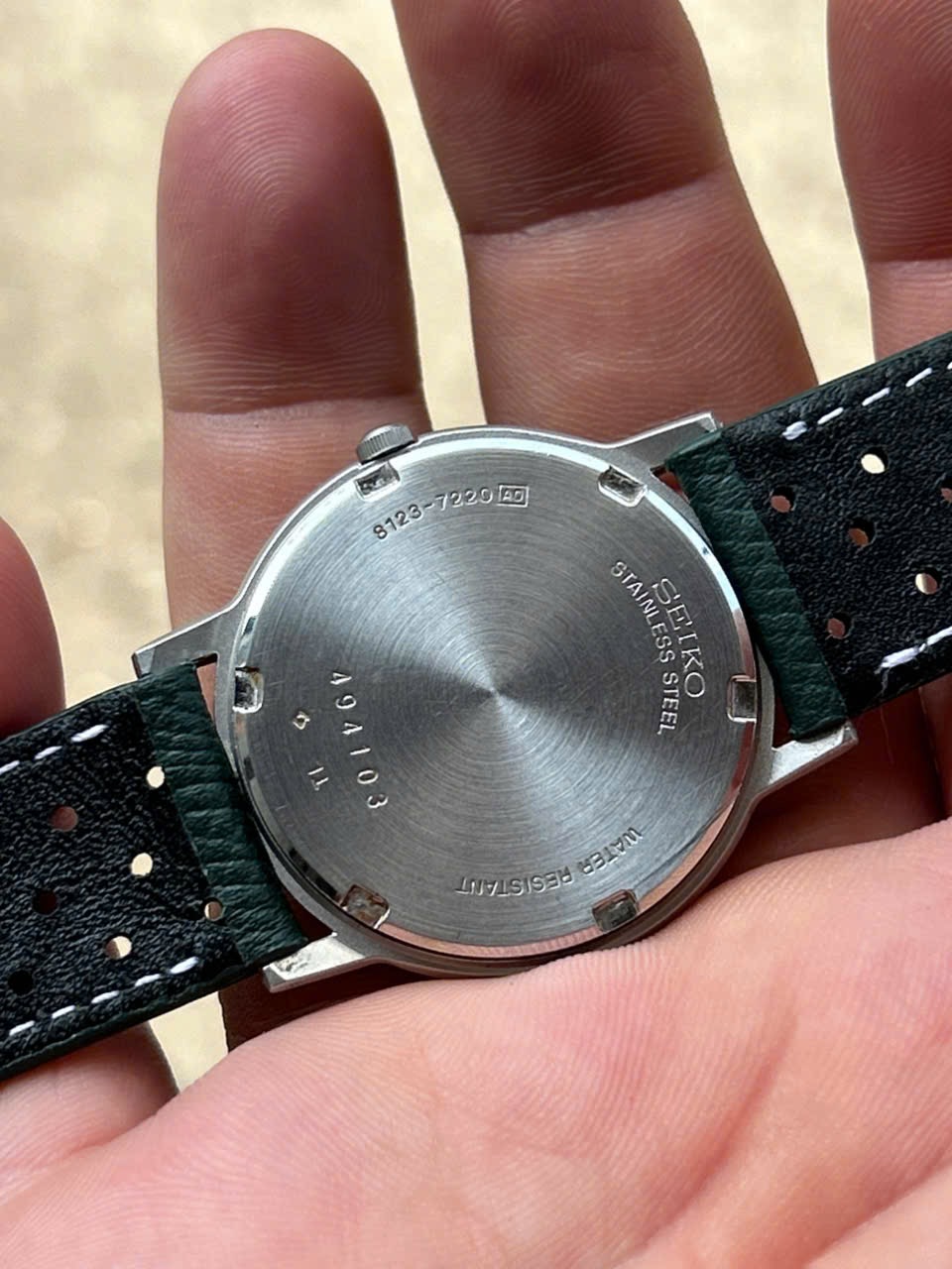 Seiko Chronos Quartz watch 8123-7220, case no.494103, made in Japan ...