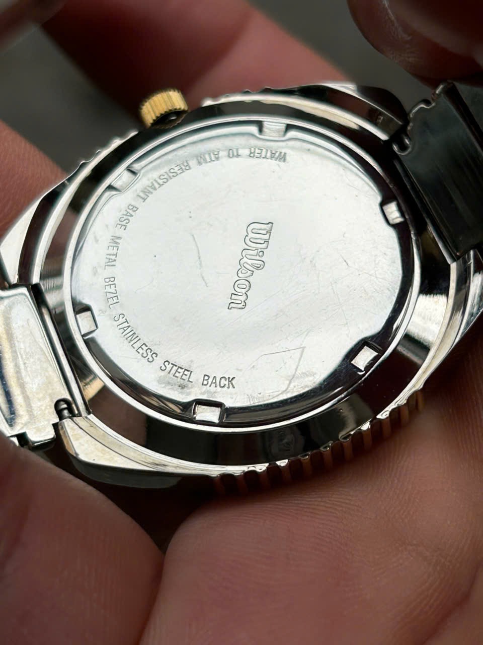 Wilson quartz watch stainless steel back, made in Japan. – Long's Fine ...