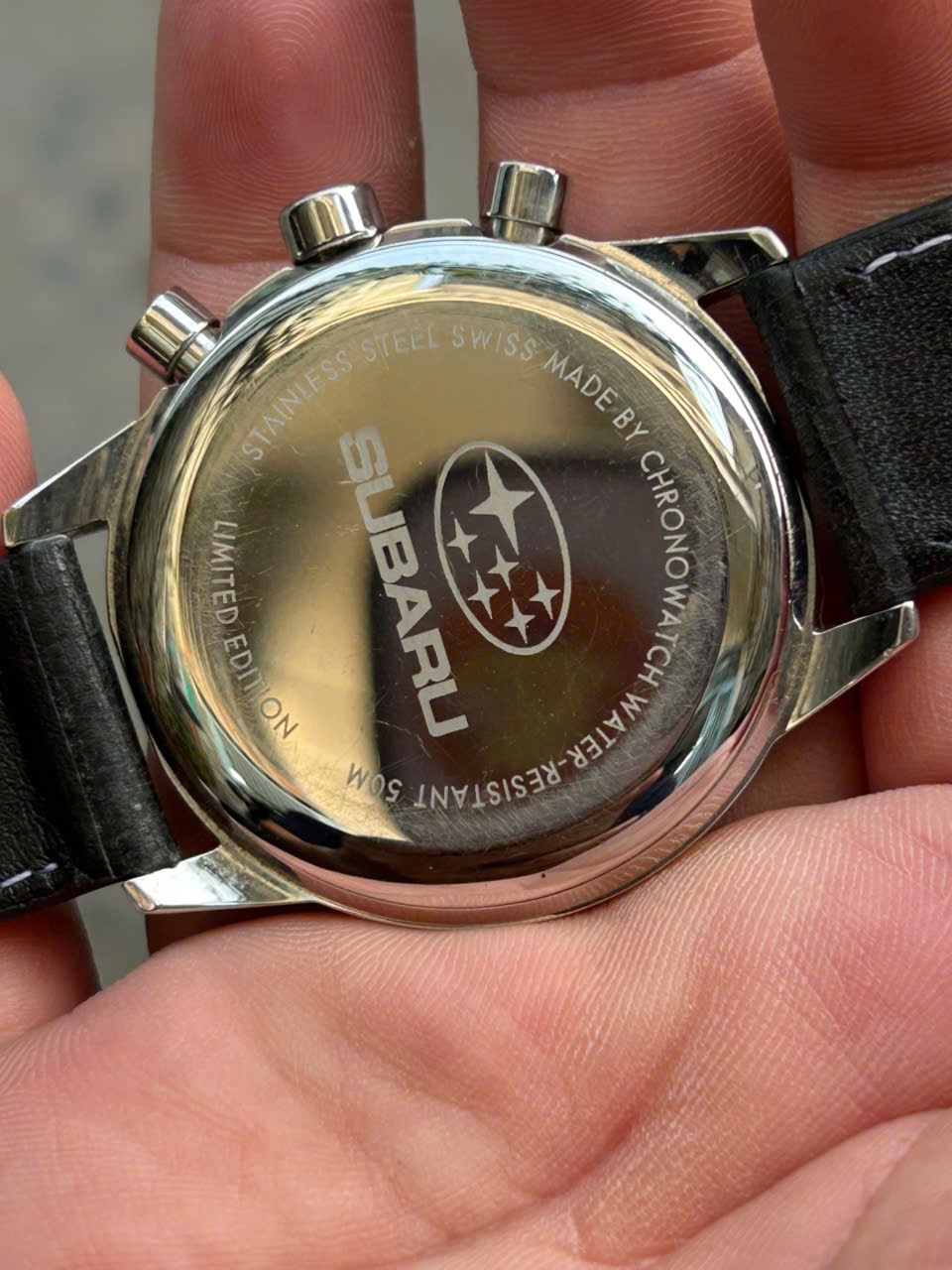 Subaru chronograph quartz watch limited edition, Swiss made. – Long's ...